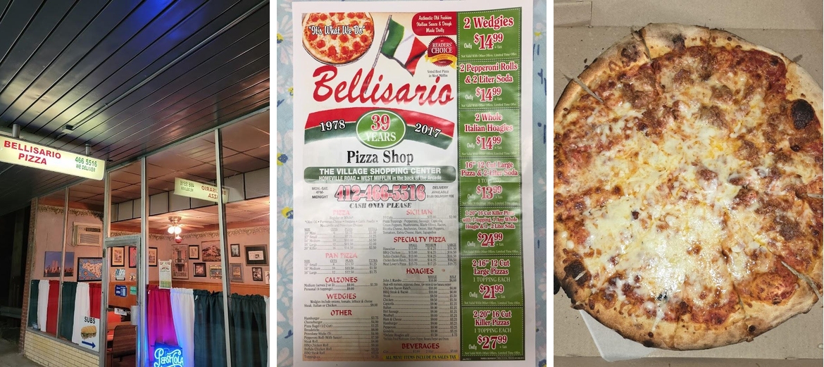 Bellisario Pizza Shop - Pizza restaurant in West Mifflin, PA